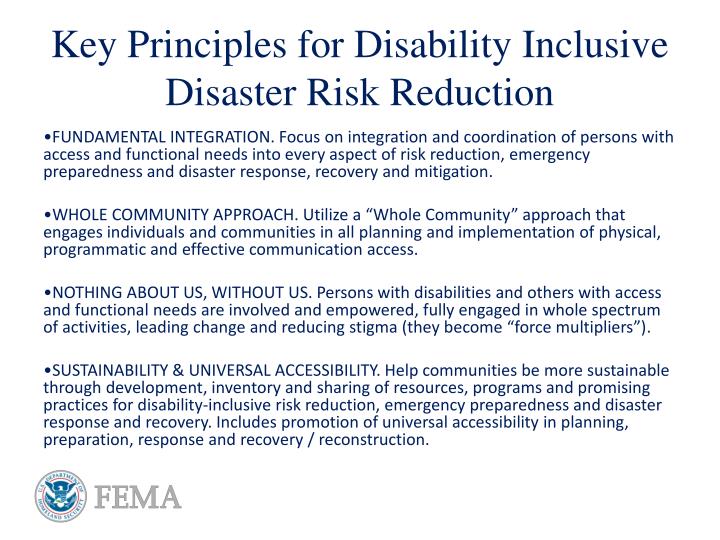 PPT - Disability Inclusive Disaster Risk Reduction PowerPoint ...