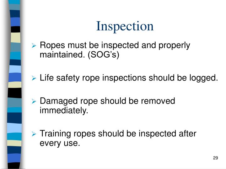 PPT - FIRE SERVICE Ropes & Knots IFSTA Ch. 6 PowerPoint Presentation ...