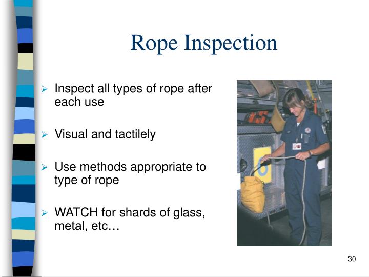 PPT - FIRE SERVICE Ropes & Knots IFSTA Ch. 6 PowerPoint Presentation ...