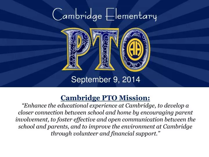 PPT - Cambridge PTO Mission: PowerPoint Presentation, free download ...