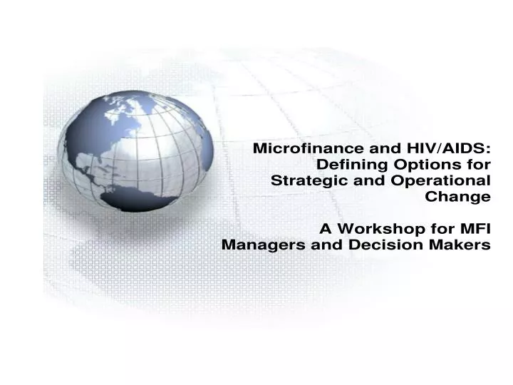 PPT - Goals of the Workshop PowerPoint Presentation, free download - ID ...