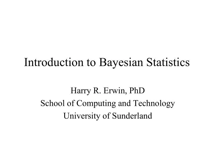 Ppt Introduction To Bayesian Statistics Powerpoint Presentation Free