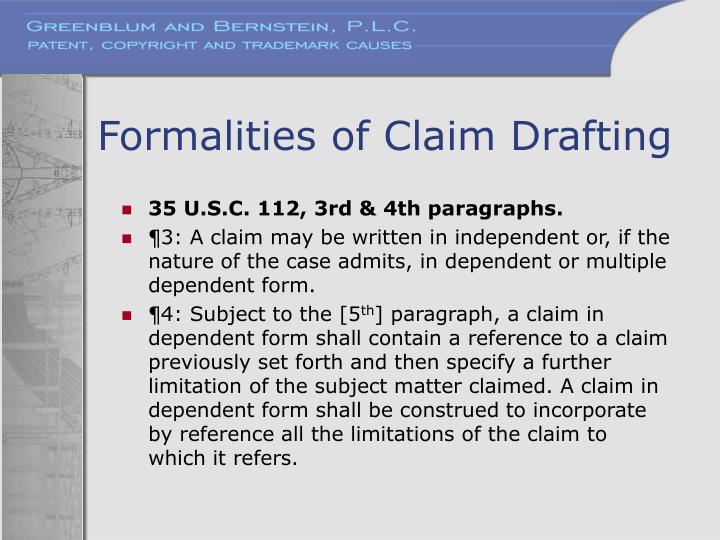 PPT - Claim Drafting PowerPoint Presentation - ID:7016123