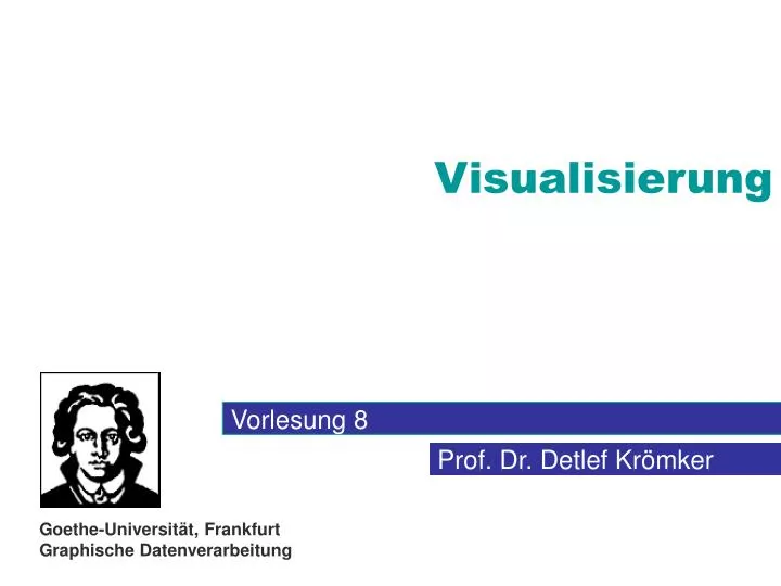 PPT - Visualisierung PowerPoint Presentation, free download - ID:7017984