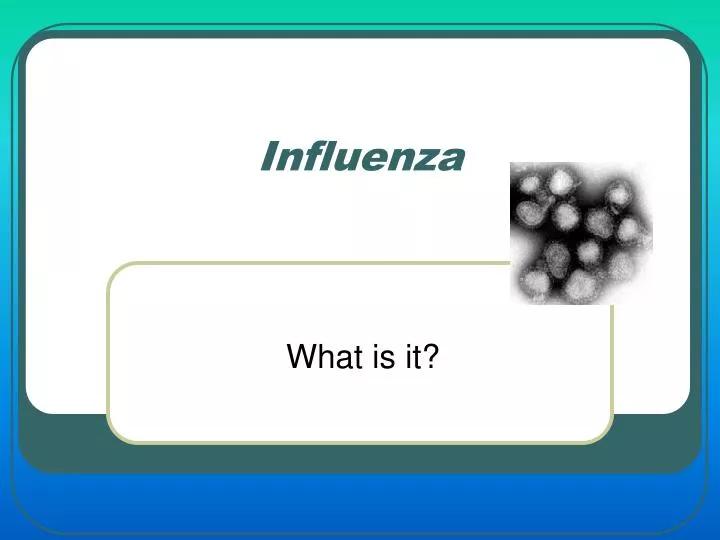 PPT - Influenza PowerPoint Presentation, free download - ID:7020814