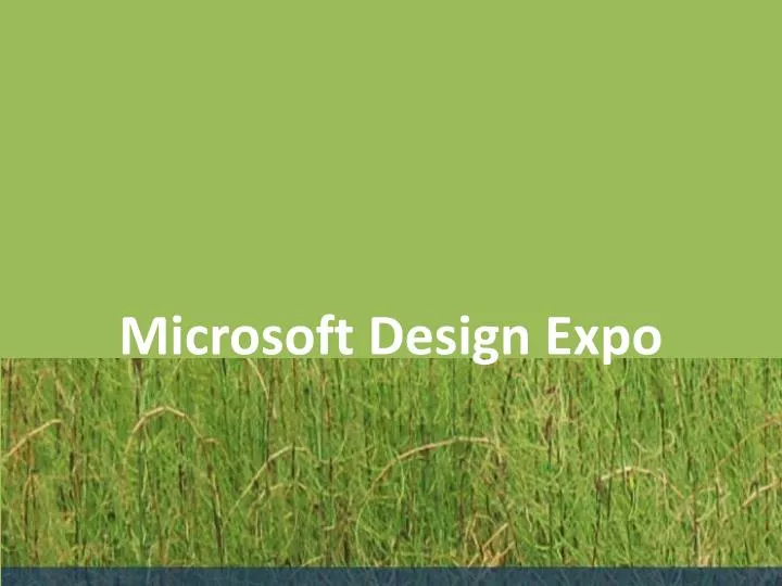 PPT - Microsoft Design Expo PowerPoint Presentation, free download - ID ...