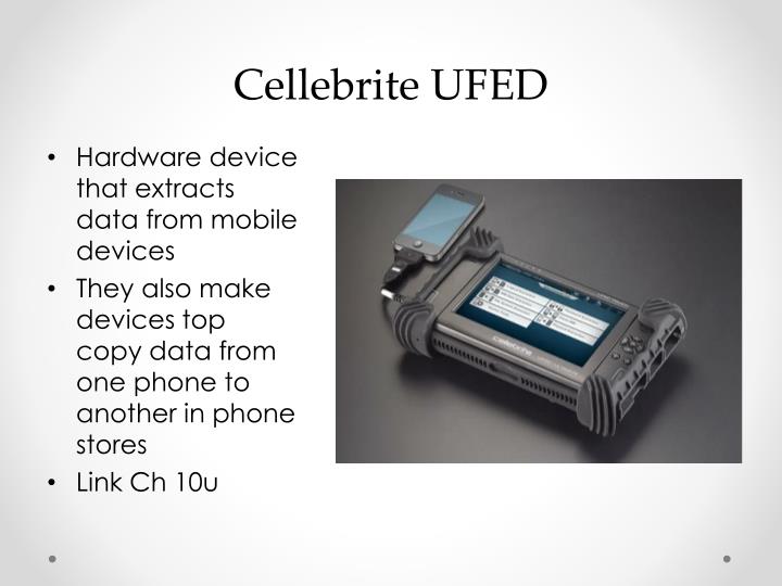 Cellebrite Ufed