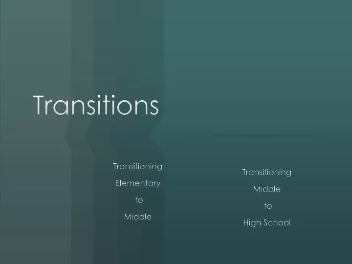 PPT - Transitions PowerPoint Presentation, free download - ID:7021792
