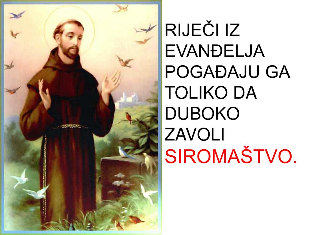 PPT - SVETI FRANJO ASIŠKI PowerPoint Presentation, free download - ID ...