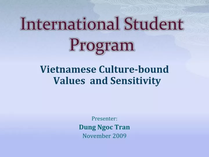PPT - International Student Program PowerPoint Presentation, free ...