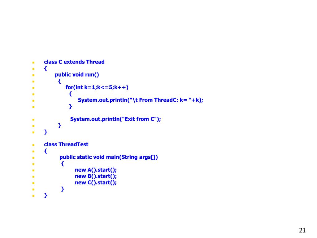 Ppt Multithreaded Programming Using Java Threads Powerpoint Presentation Id7024142
