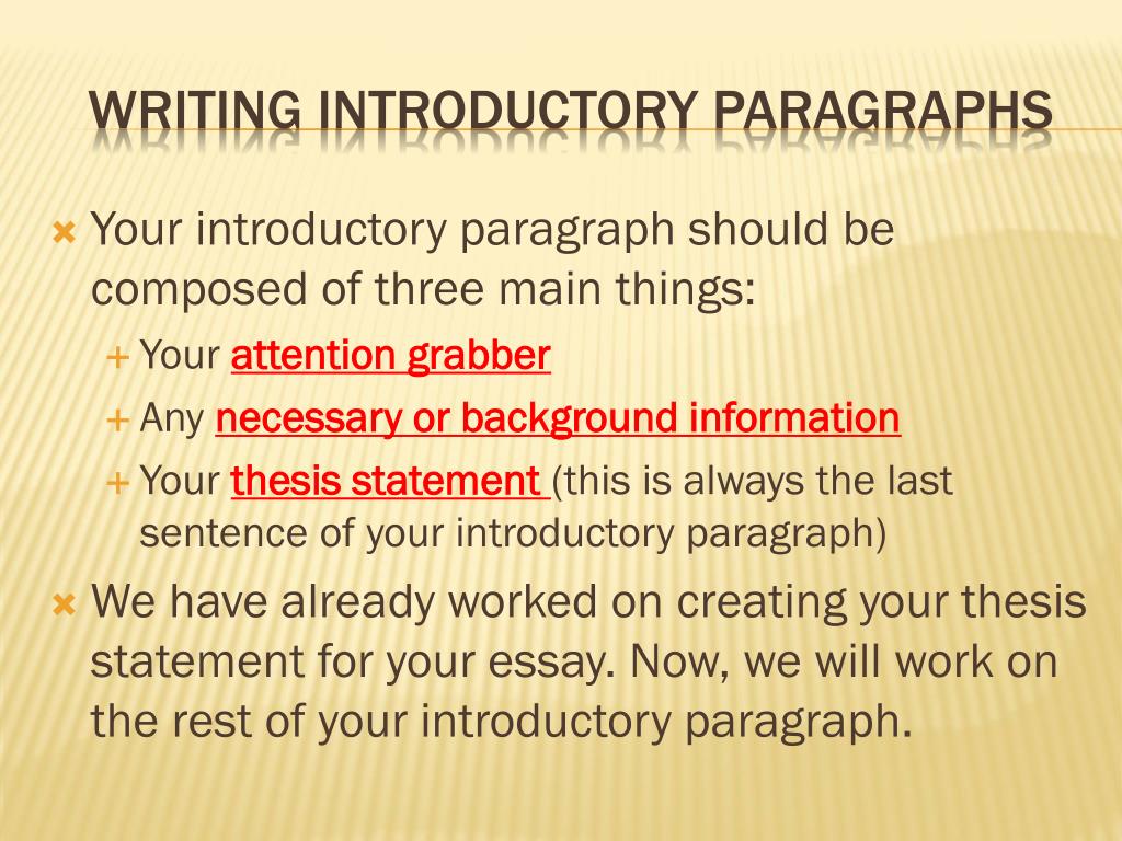Introductary Paragraph Examples Of Great Introductory Paragraphs Introductary Paragraph Examples Of Great Introductory Paragraphs