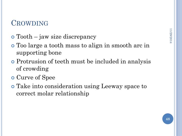 PPT - Crowding and Spacing PowerPoint Presentation - ID:7025398