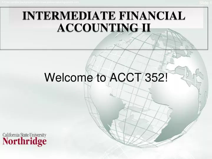 PPT - INTERMEDIATE FINANCIAL ACCOUNTING II PowerPoint Presentation ...