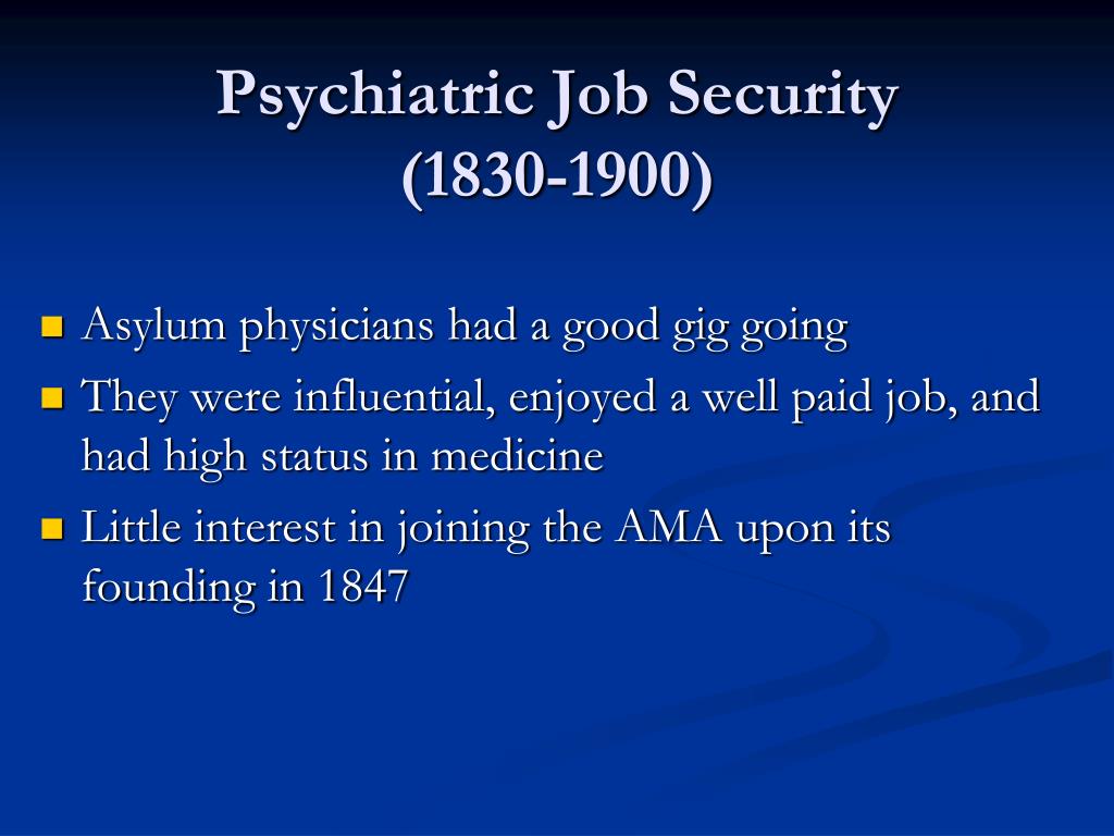 PPT - The History of Mental Health Treatment PowerPoint Presentation ...