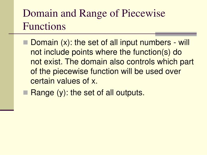 PPT - Evaluating Piecewise and Step Functions PowerPoint Presentation ...