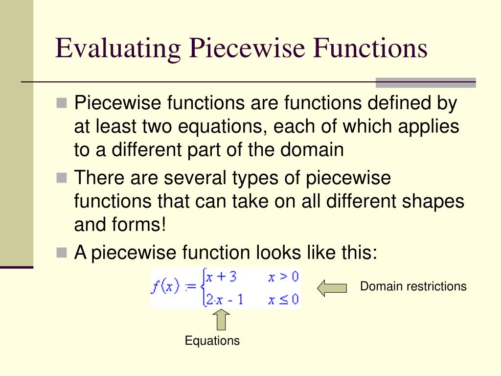 PPT - Evaluating Piecewise and Step Functions PowerPoint Presentation ... PPT - Evaluating Piecewise and Step Functions PowerPoint Presentation ...
