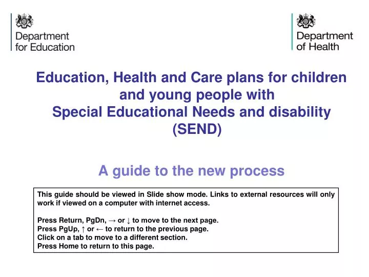 PPT - Education, Health and Care plans for children and young people ...
