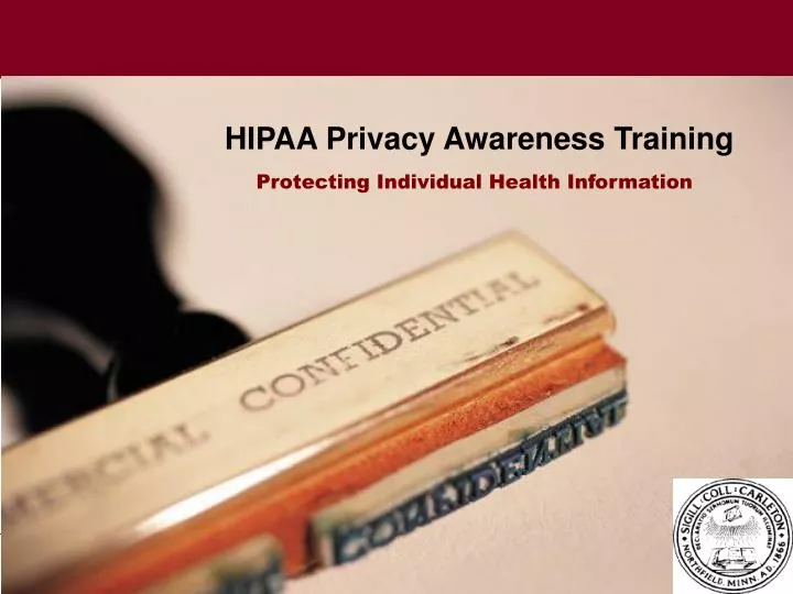 PPT - HIPAA Privacy Awareness Training PowerPoint Presentation, free ...
