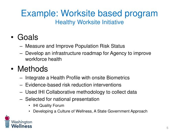 PPT - Health Management Worksite Wellness May 20, 2014 Presented By ...