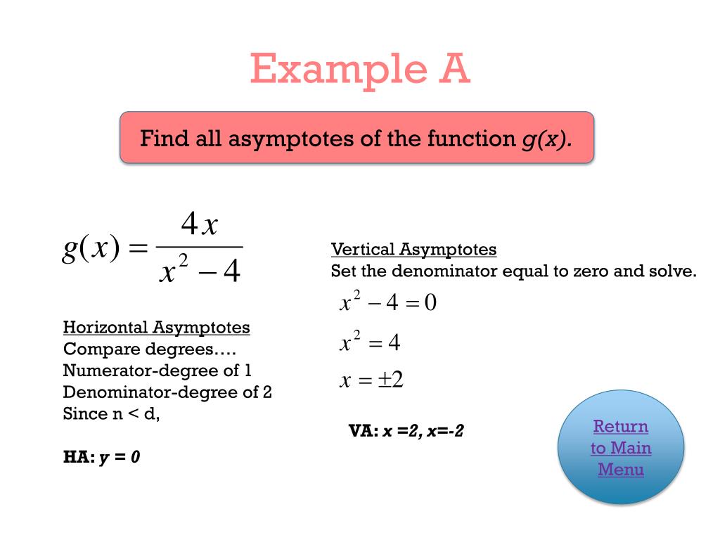 Ppt Rational Functions And Asymptotes Powerpoint Presentation Free