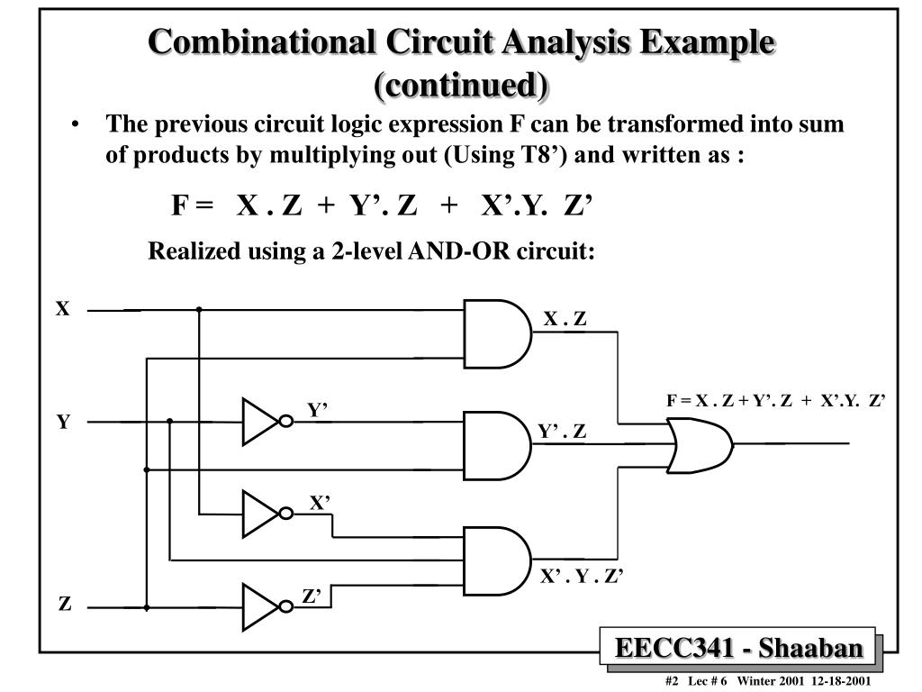 PPT Combinational Circuit Analysis Example PowerPoint Presentation