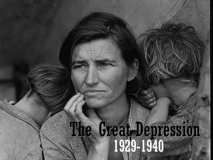 PPT - The Great Depression PowerPoint Presentation, free download - ID ...