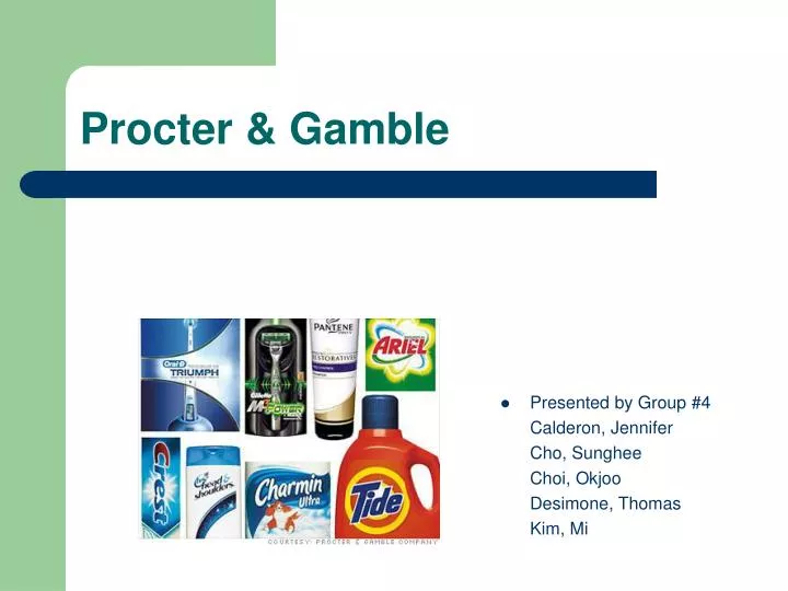 PPT - Procter & Gamble PowerPoint Presentation, free download - ID:7034101