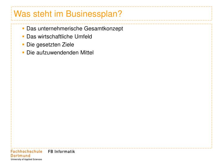 PPT - Businessplan PowerPoint Presentation - ID:7034276