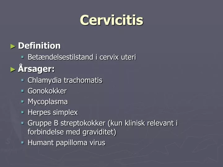 PPT - Cervicitis PowerPoint Presentation, free download - ID:7034985