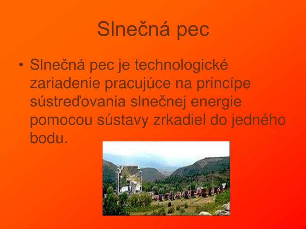 PPT - Slnečná energia PowerPoint Presentation, free download - ID:7035474