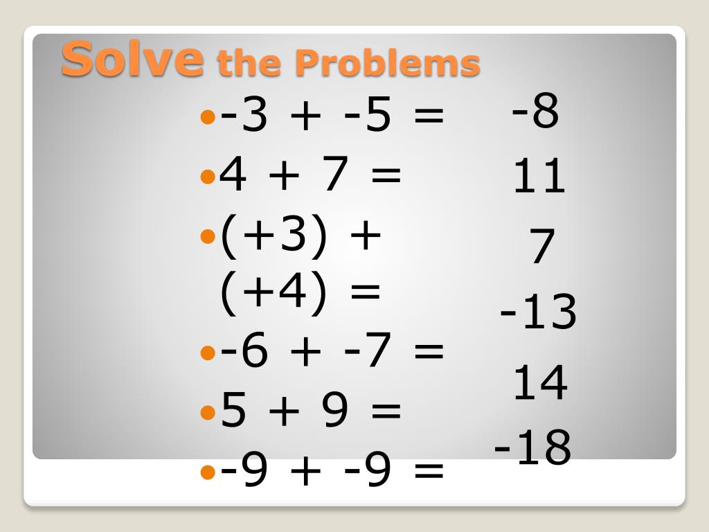 PPT Positive And Negative Numbers PowerPoint Presentation Free