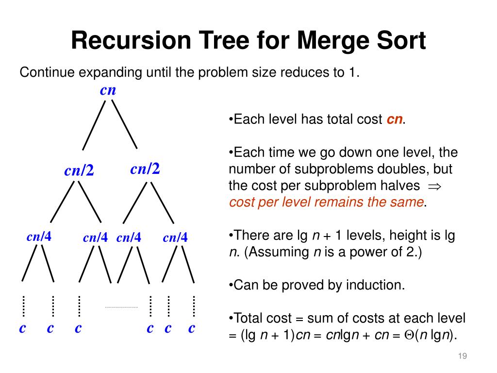 Ppt Computer Algorithms Lecture 6 Recurrence Ch 4 Till Master Theorem Powerpoint 1919