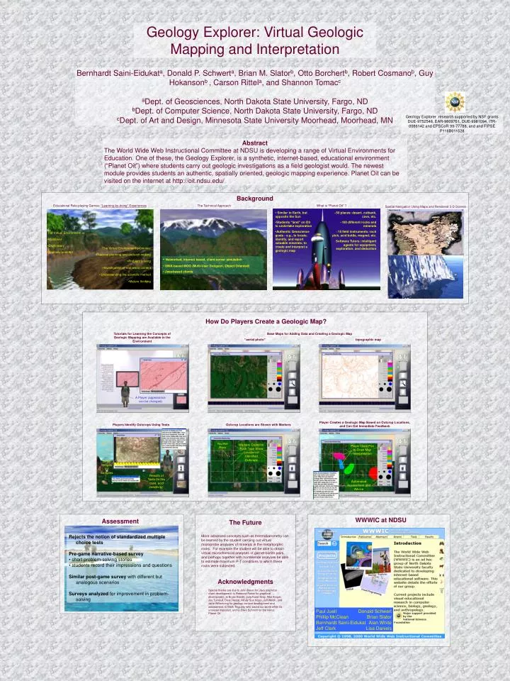 PPT - Geology Explorer: Virtual Geologic Mapping and Interpretation ...