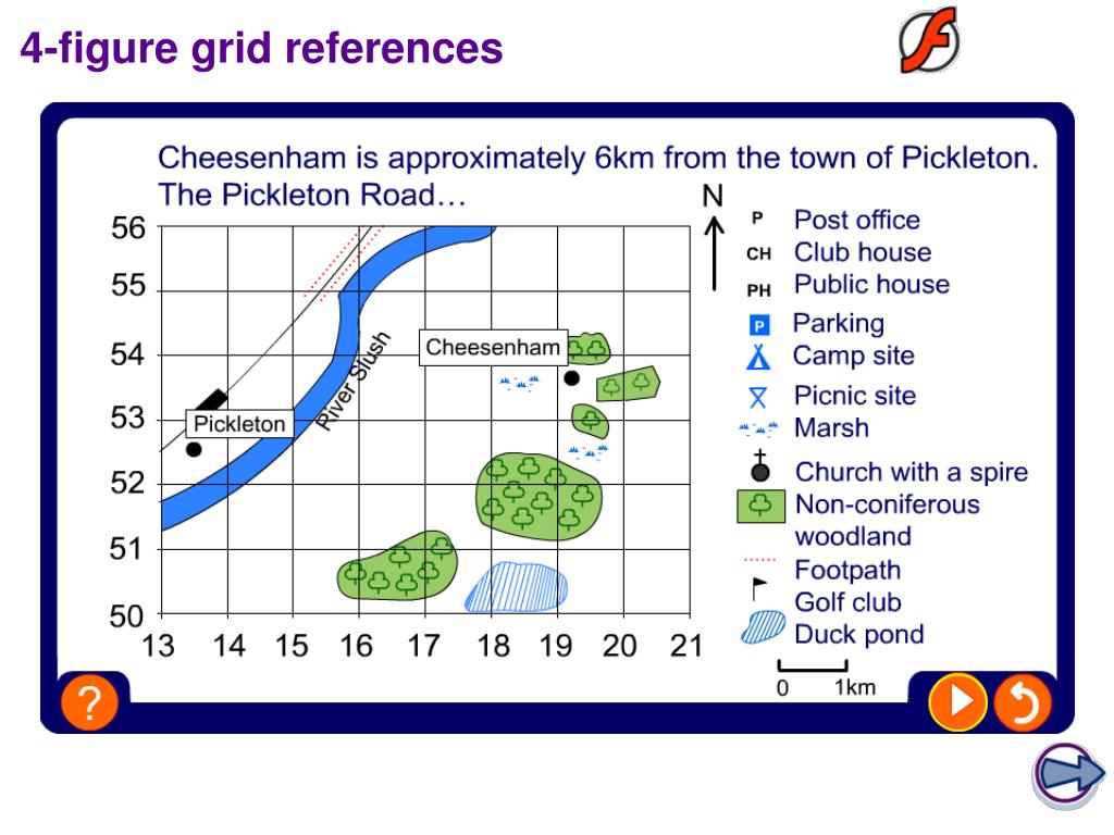 Uk Map With Grid References Map Of World