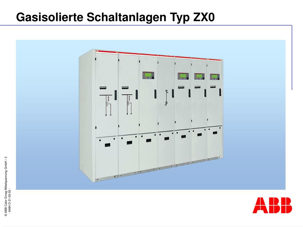 PPT - Gasisolierte Schaltanlagen Typ ZX0 PowerPoint Presentation, free ...