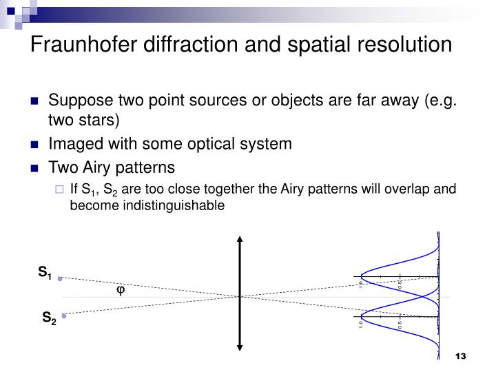 PPT - Fraunhofer Diffraction: Circular aperture PowerPoint Presentation - ID:7037711