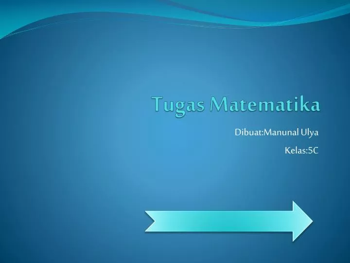 PPT - Tugas Matematika PowerPoint Presentation, free download - ID:7037728