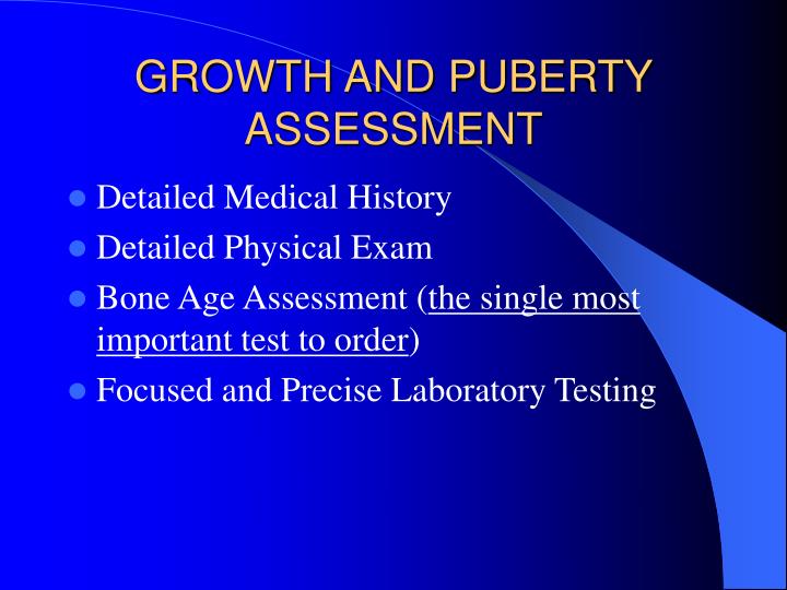 PPT - RECOGNIZING AND MANAGING DISORDERS OF PRECOCIOUS PUBERTY ...