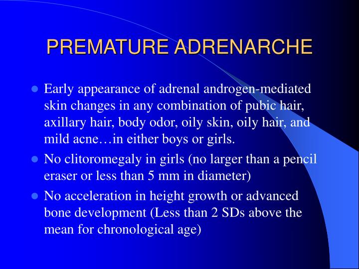 PPT - RECOGNIZING AND MANAGING DISORDERS OF PRECOCIOUS PUBERTY ...