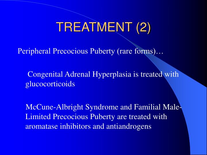 PPT - RECOGNIZING AND MANAGING DISORDERS OF PRECOCIOUS PUBERTY ...