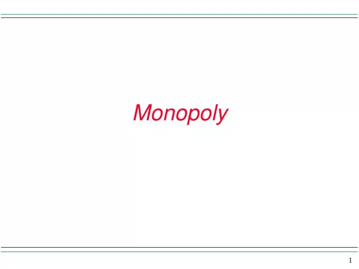 PPT - Monopoly PowerPoint Presentation, free download - ID:7038807