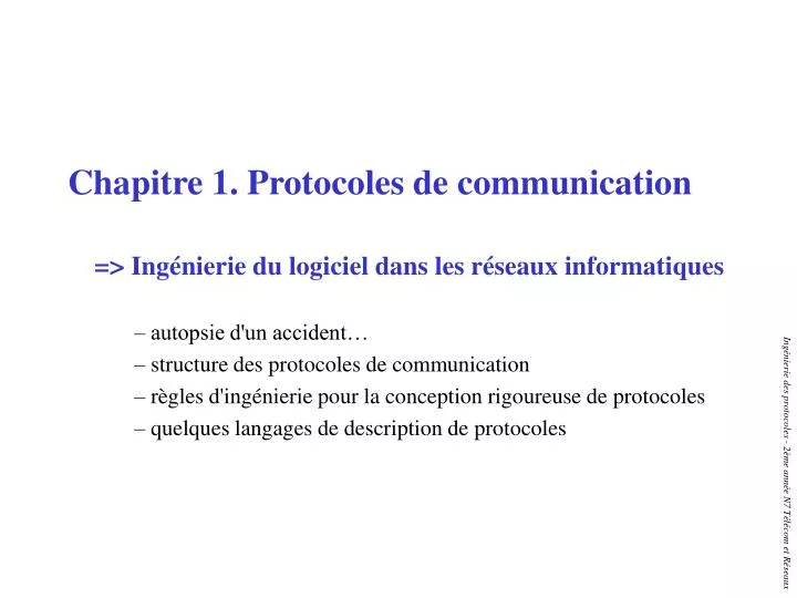 PPT - Chapitre 1. Protocoles de communication PowerPoint Presentation ...