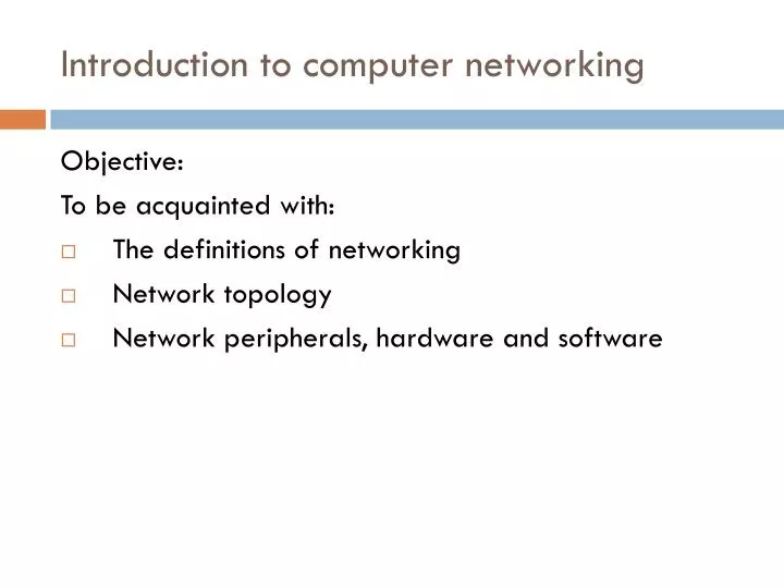 PPT - Introduction to computer networking PowerPoint Presentation, free download - ID:7040436