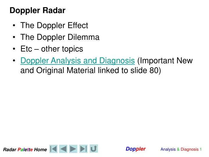 PPT - Doppler Radar PowerPoint Presentation, free download - ID:7041027