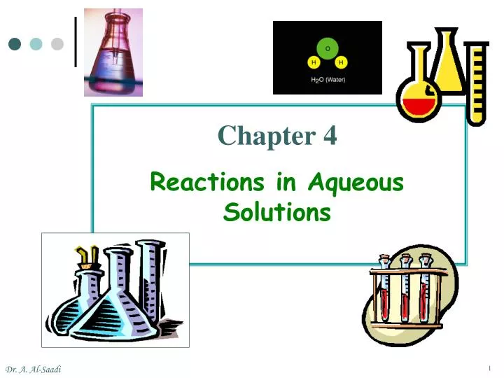 PPT - Chapter 4 Reactions in Aqueous Solutions PowerPoint Presentation ...