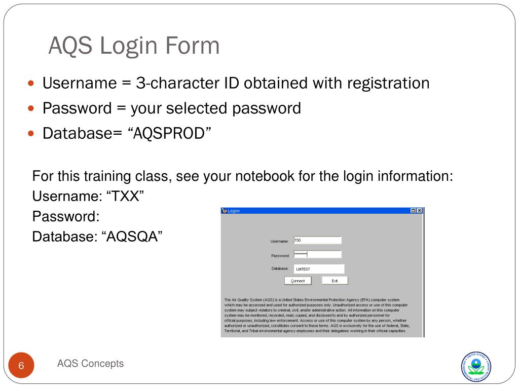 PPT - The AQS User Interface PowerPoint Presentation, free download ...