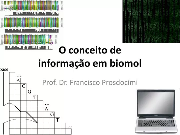 PPT - O conceito de informação em biomol PowerPoint Presentation, free ...