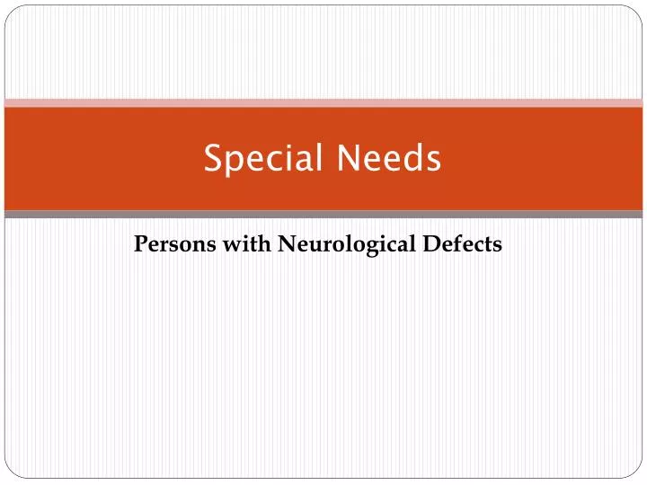 PPT - Special Needs PowerPoint Presentation, free download - ID:7044615