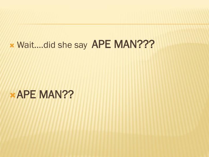 PPT - APE man chemistry PowerPoint Presentation - ID:7045393
